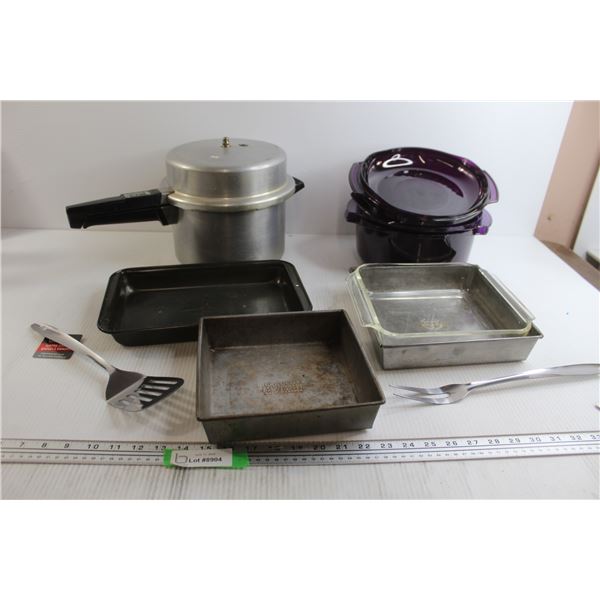 Pressure Cooker Pans Misc Bodnarus Auctioneering