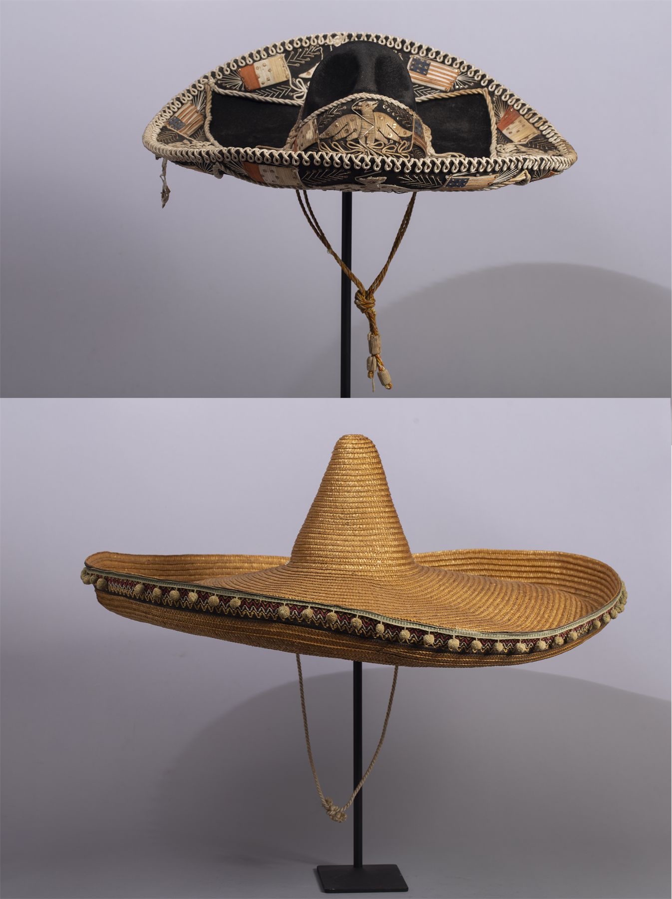 Pair of Vintage Mexican Sombreros