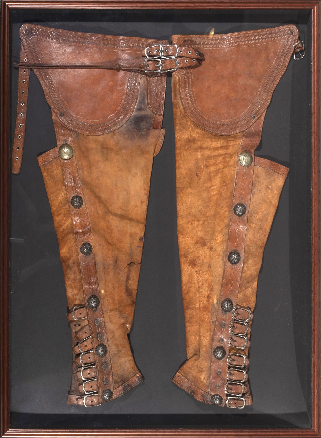 Framed Vintage Mexican Charro Chaps
