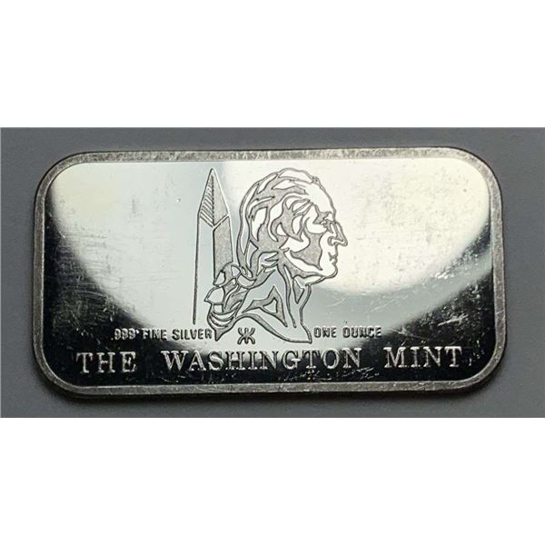 The Washington Mint 1 ozt .999 Silver Bar
