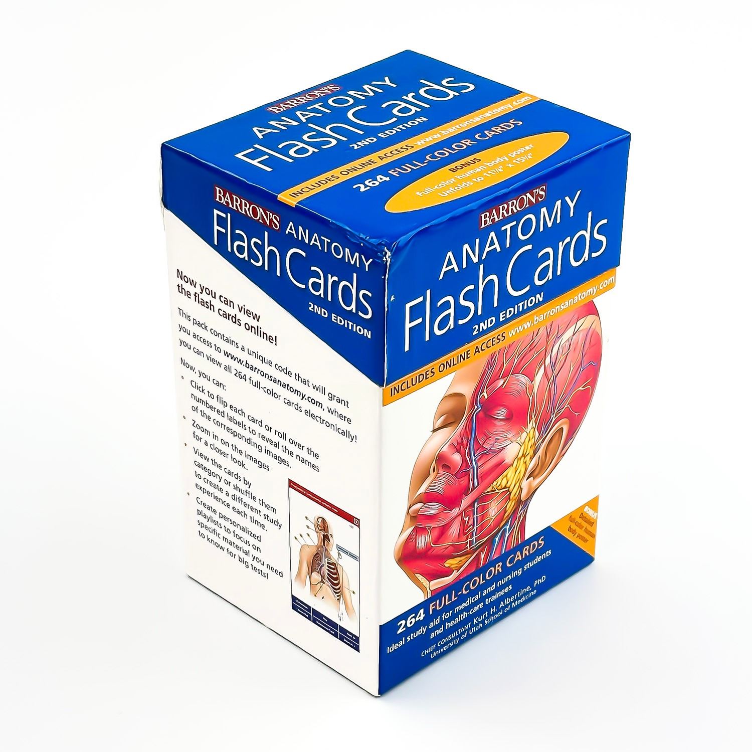 BARRON’S ANATOMY FLASHCARDS - STUDY AID CARDS