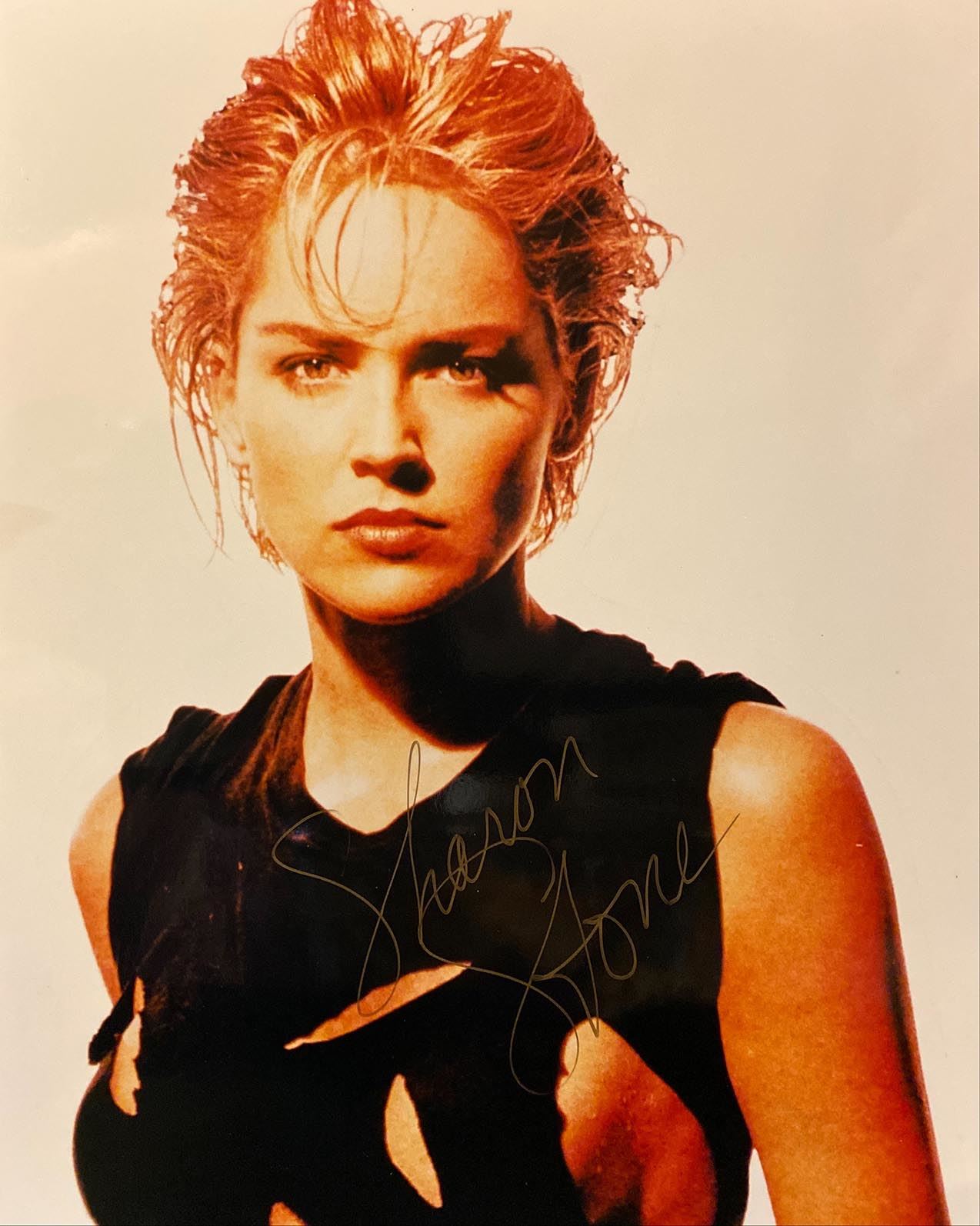 Sharon Stone signed photo