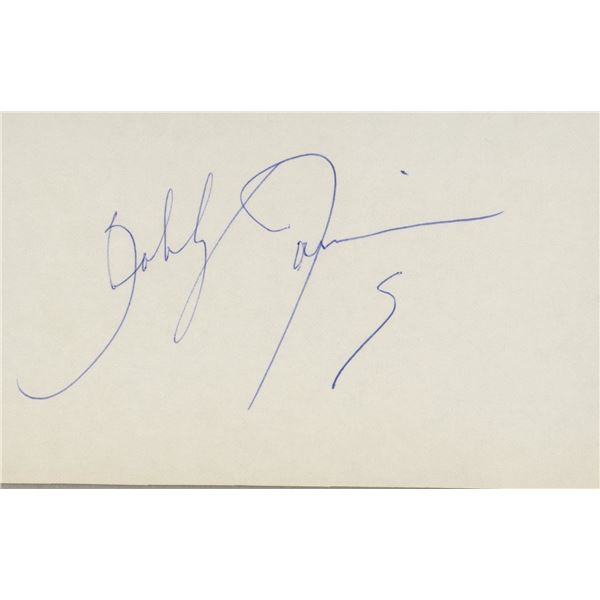Bobby Darin signature cut