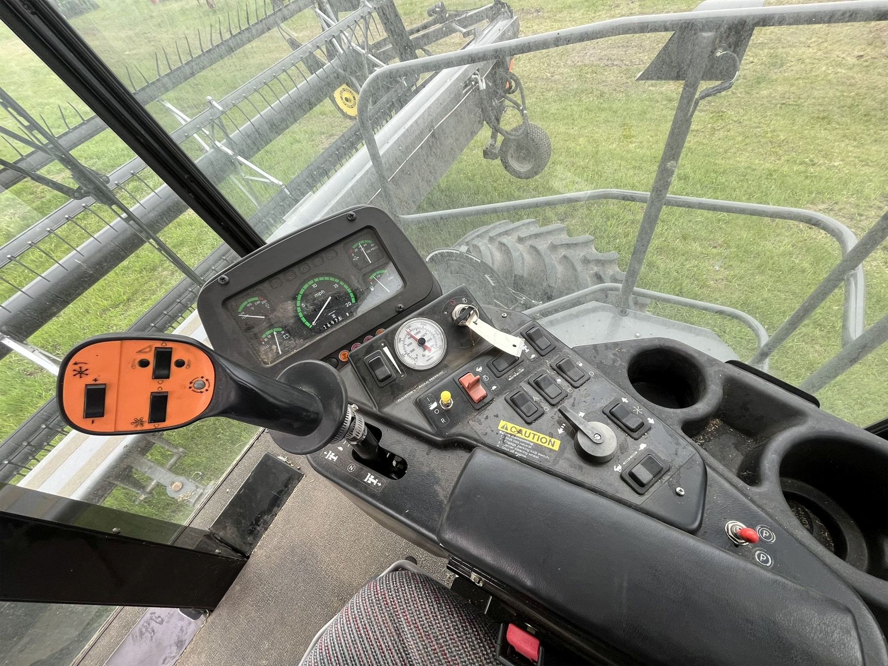 2008 Massey Ferguson 9430 Swather with MF 5200 251 Header. 1698 Hrs. S ...