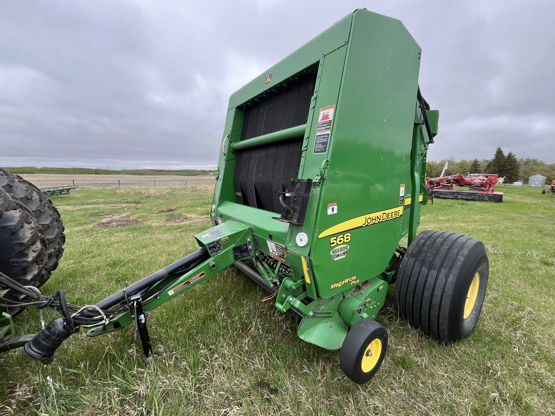 2012 John Deere 568 Baler, MegaWide Plus, 8129 Bales. S/N IE00568XB13377469