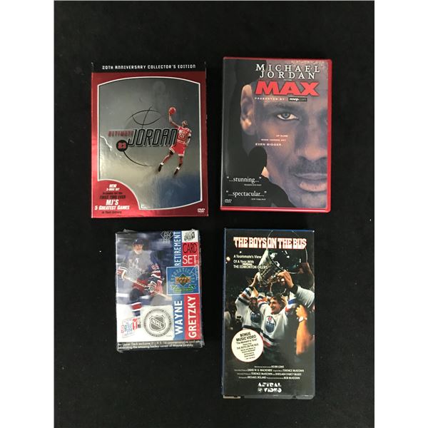 Sealed Michael Jordan And Wayne Gretzky Collection
