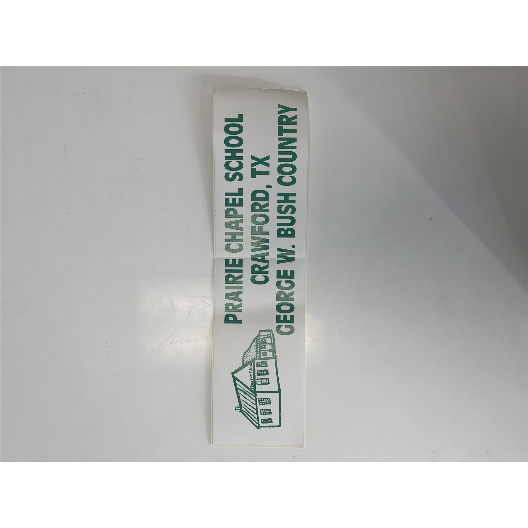 Prairie Chapel School bumper sticker