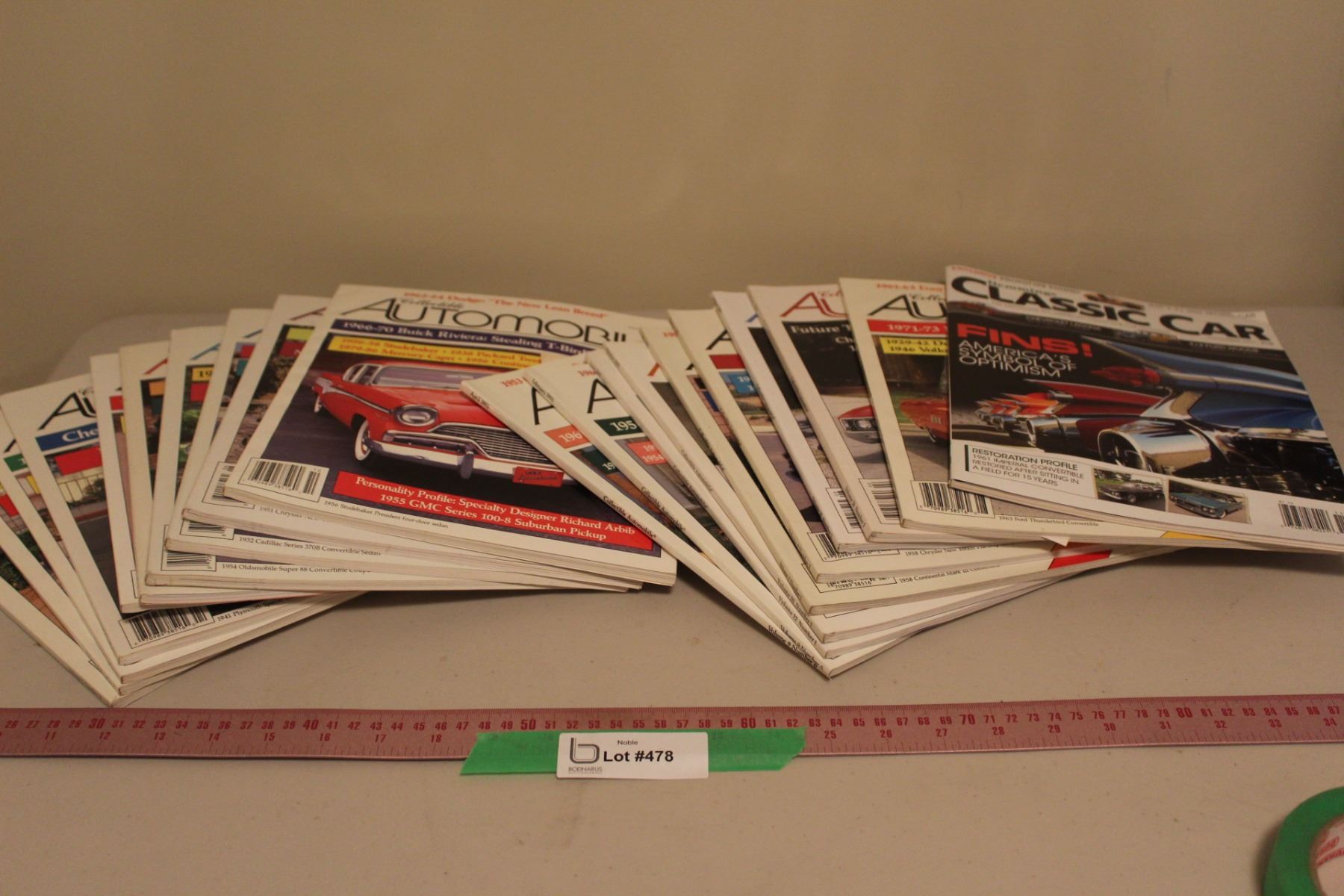 (20) Collectible Automobile Magazines (1980's, 1990's, 2000's Editions) - Bodnarus Auctioneering