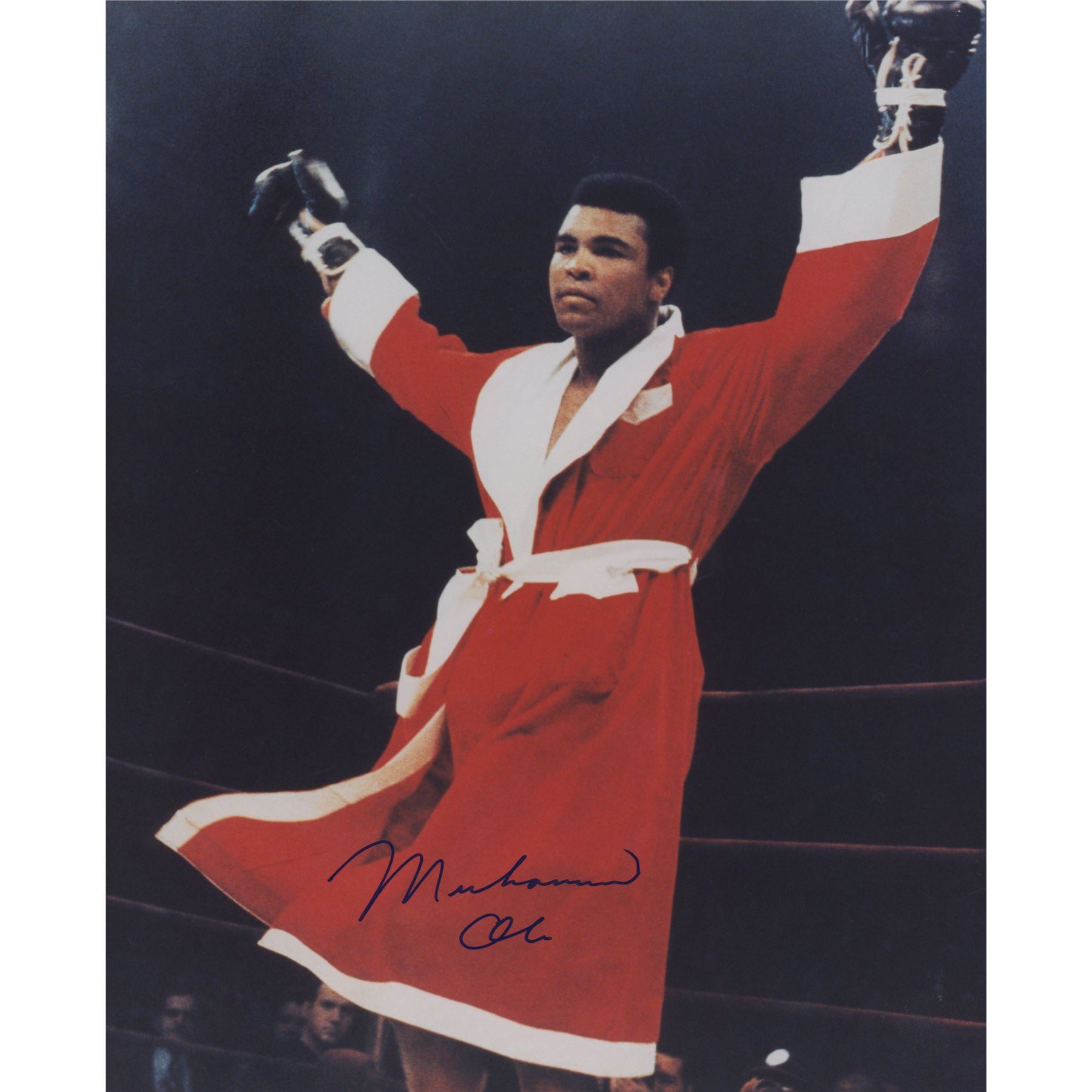 Muhammad Ali signed photo. GFA Authenticated