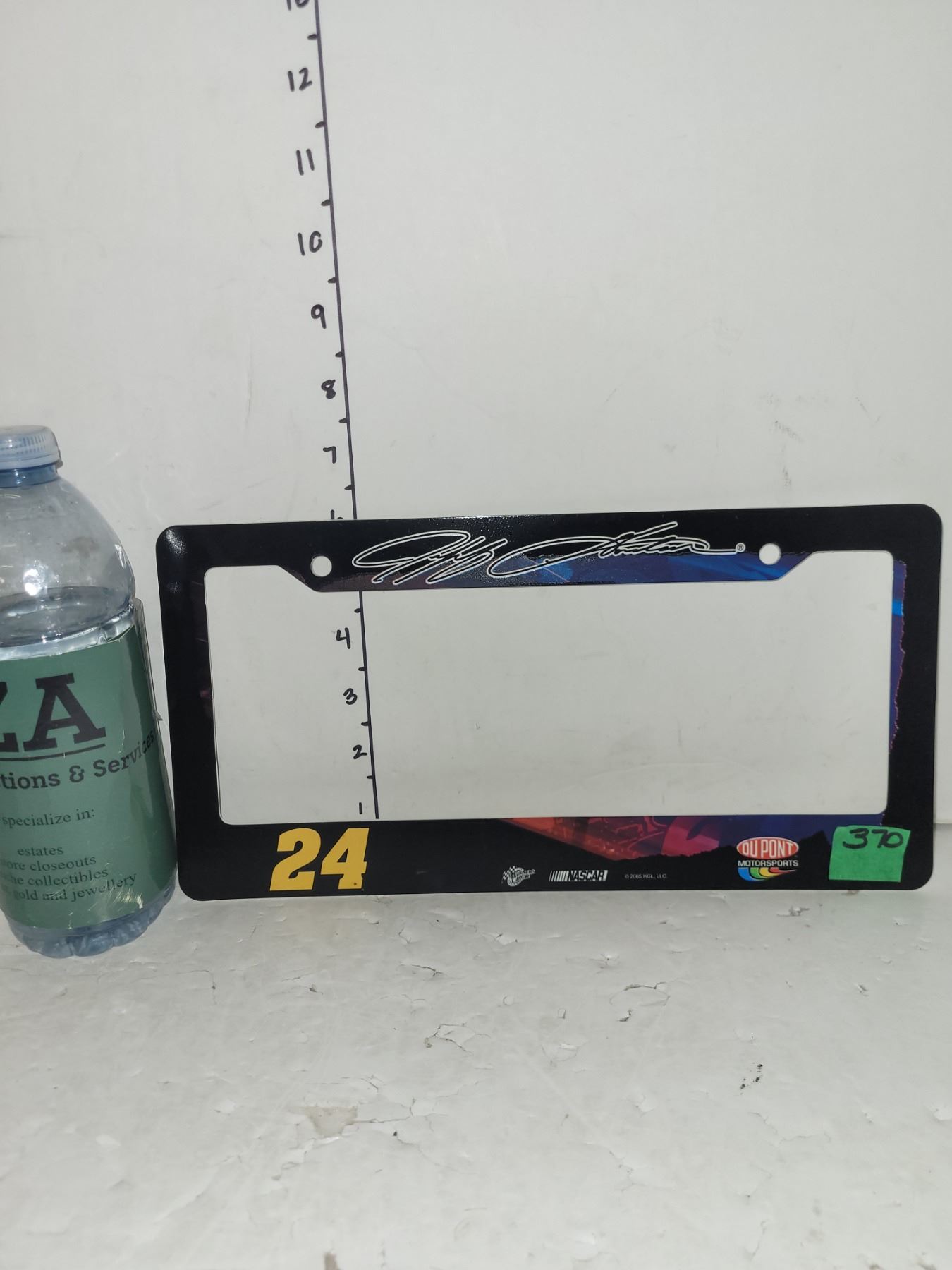 Jeff Gordon license plate holder