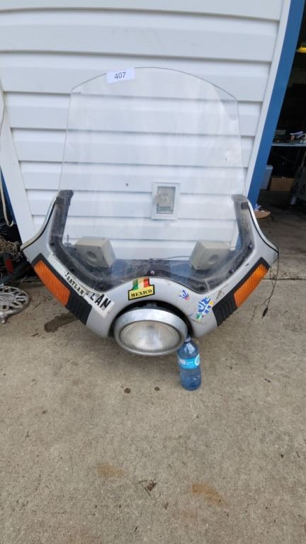 Windjammer IV motorcycle wind screen