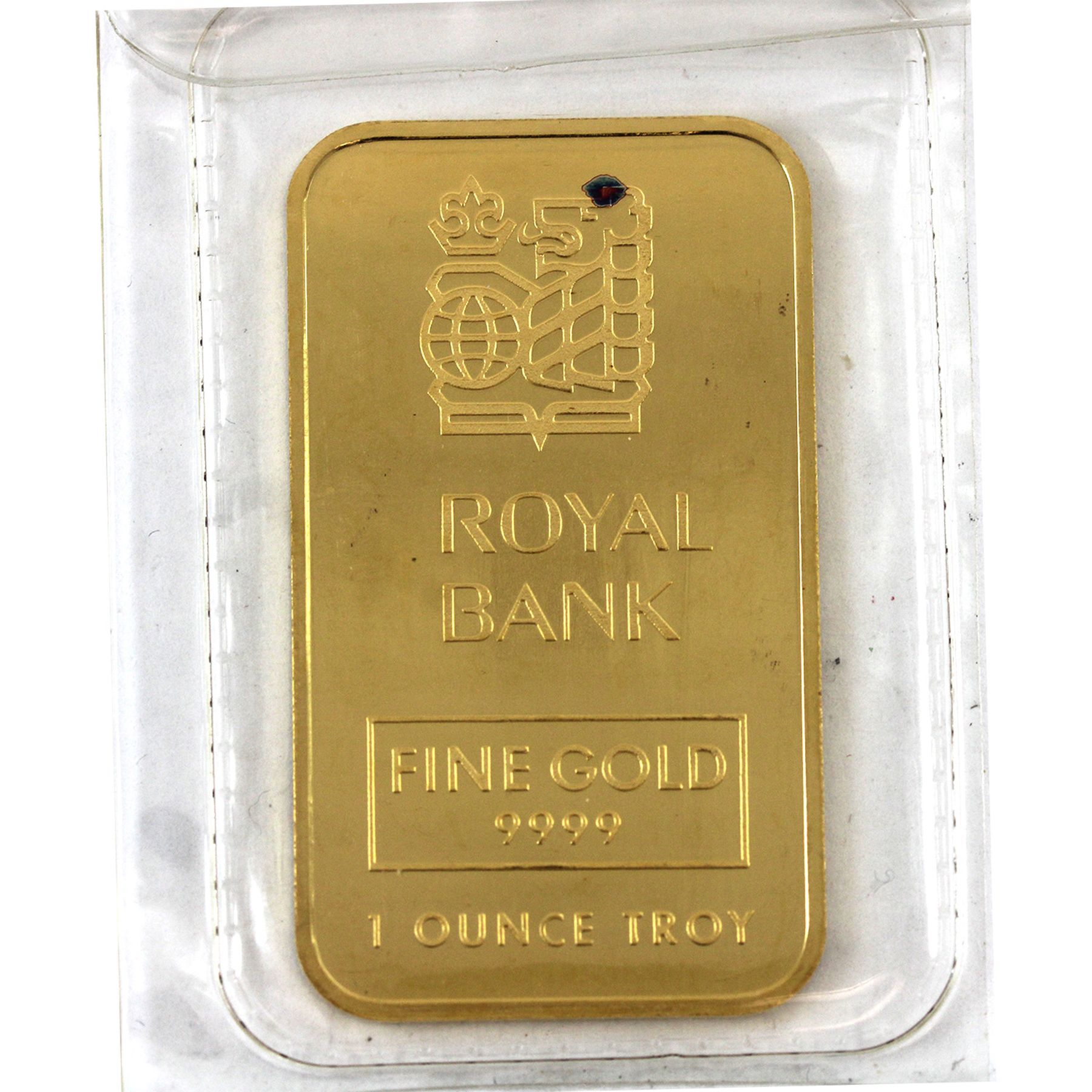 1oz Gold Johnson Matthey-Royal Bank (RBC) .9999 Fine Gold Bar, SN ...
