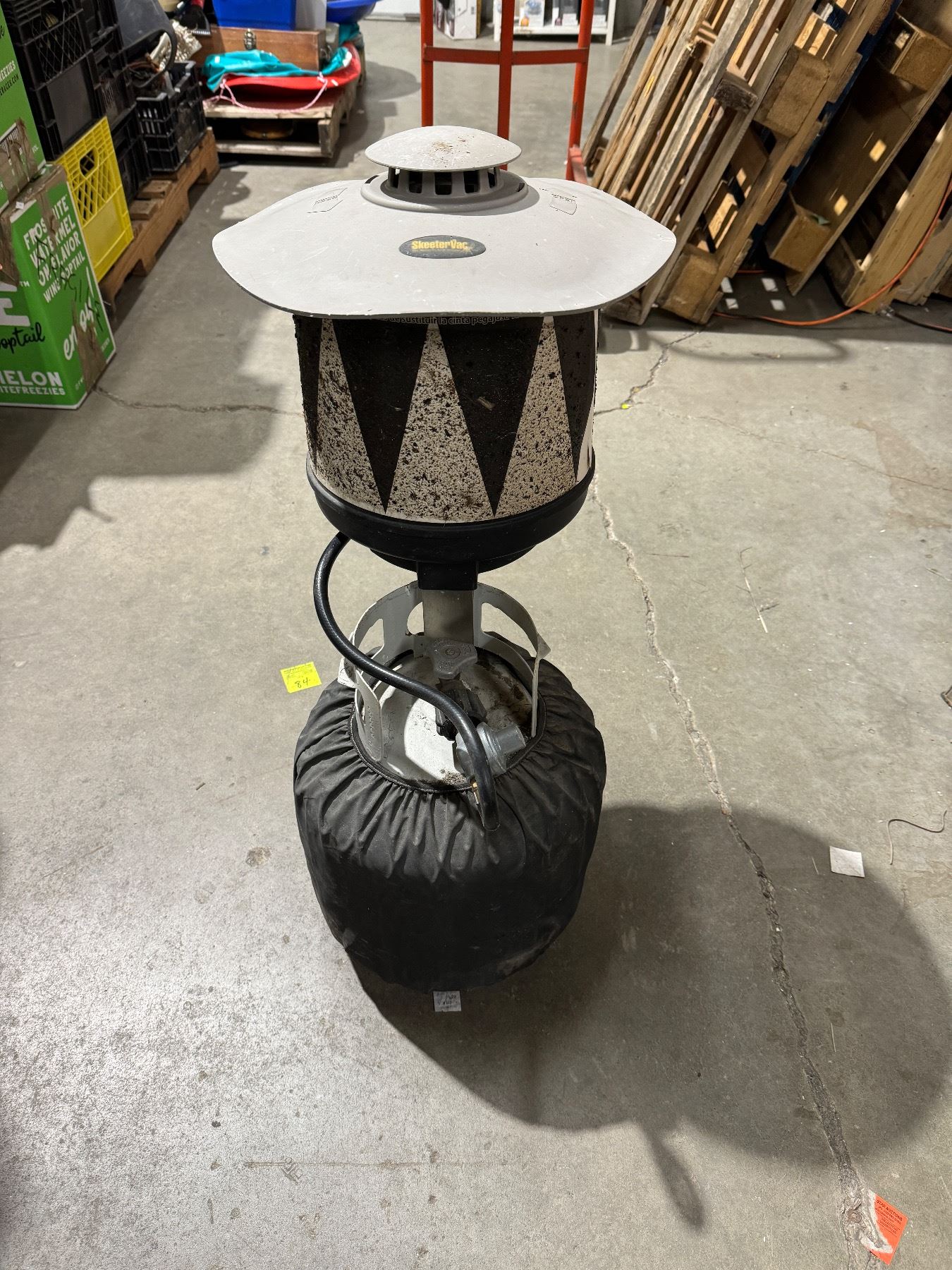 skeeter vac with propane tank