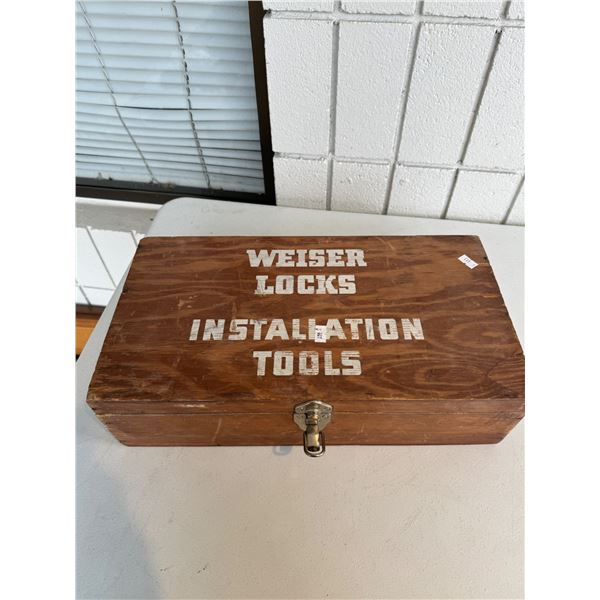 Weiser locks installation tools