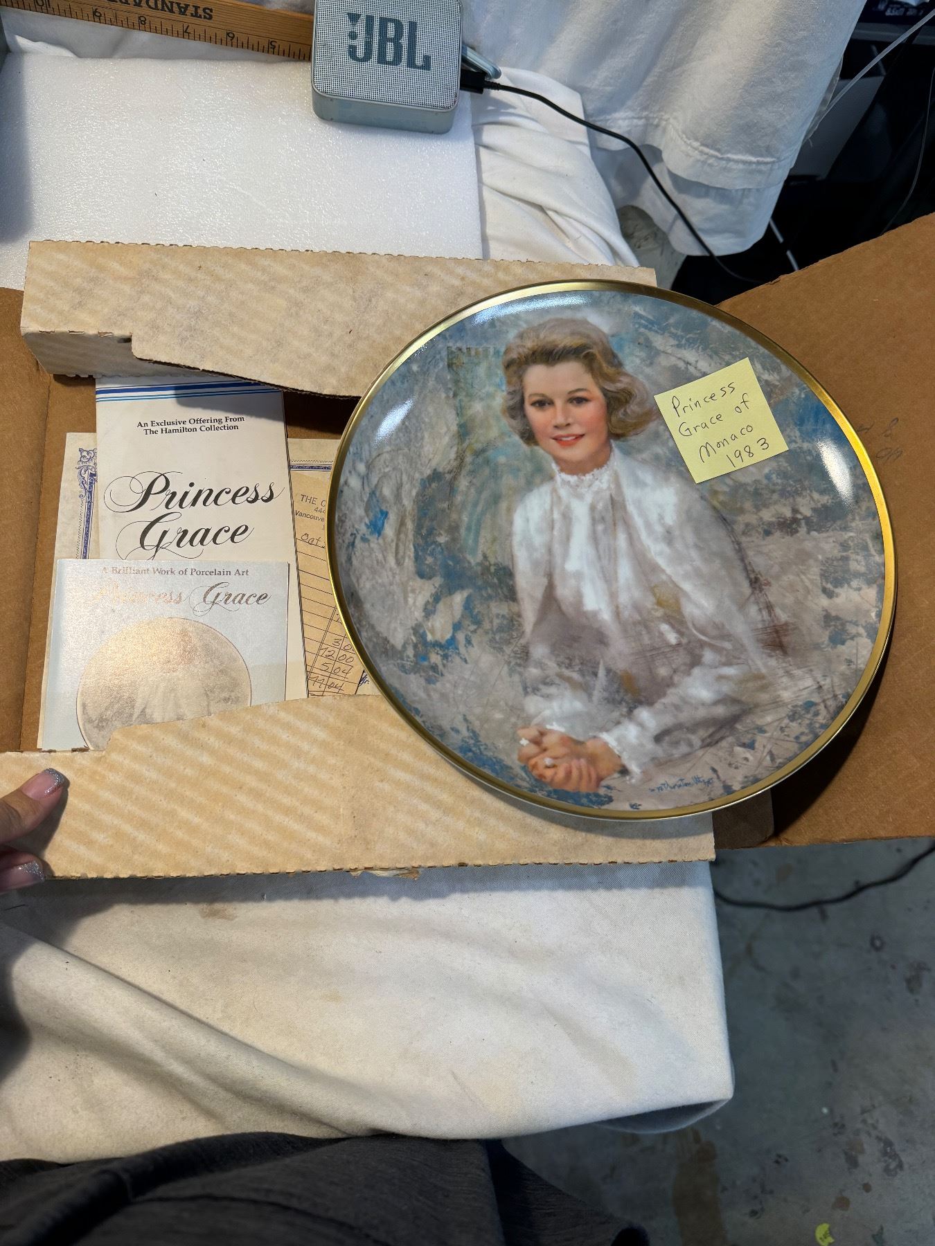 Princess Grace of Monaco collector plate