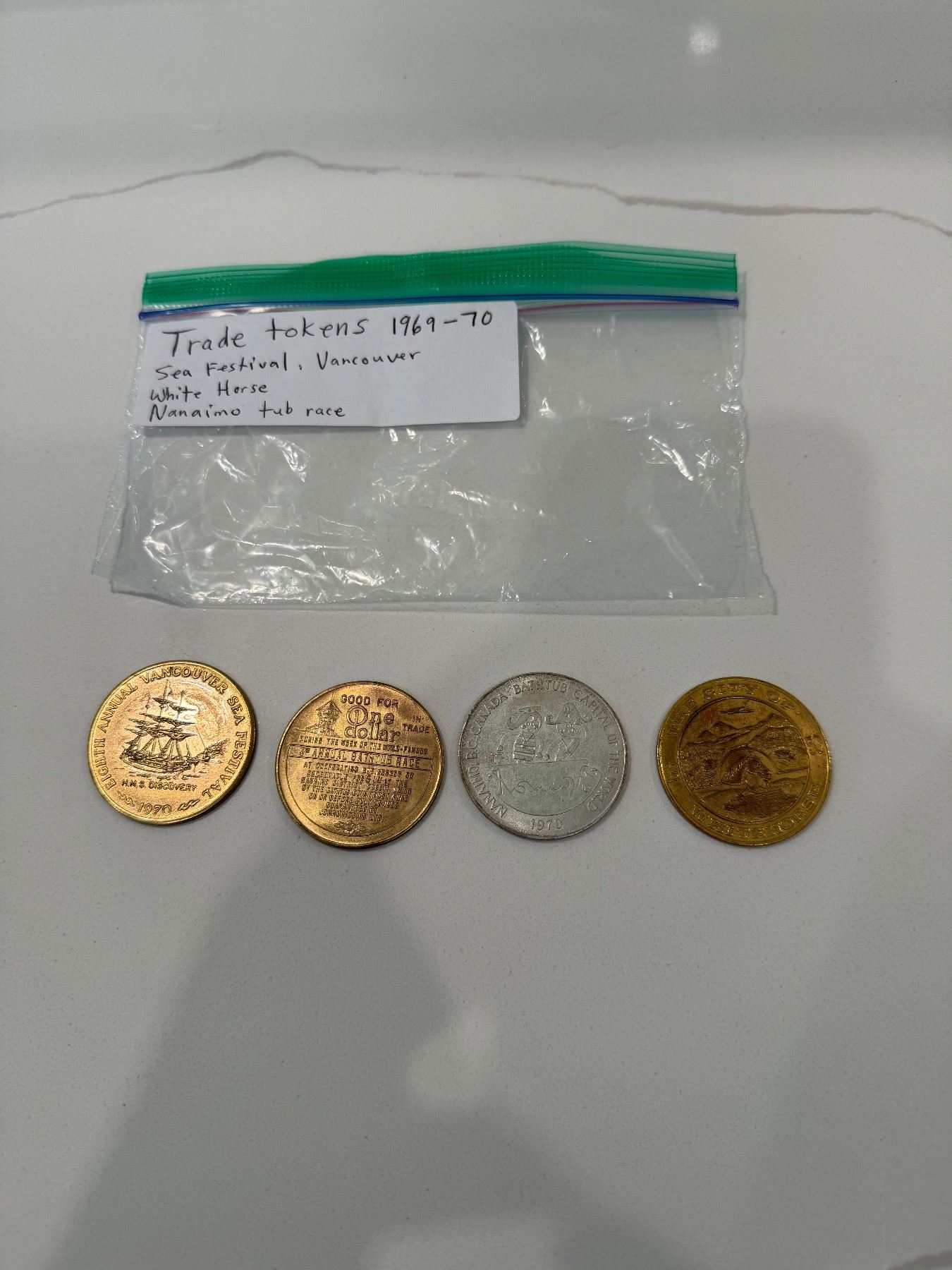 Trade tokens 1969-1970