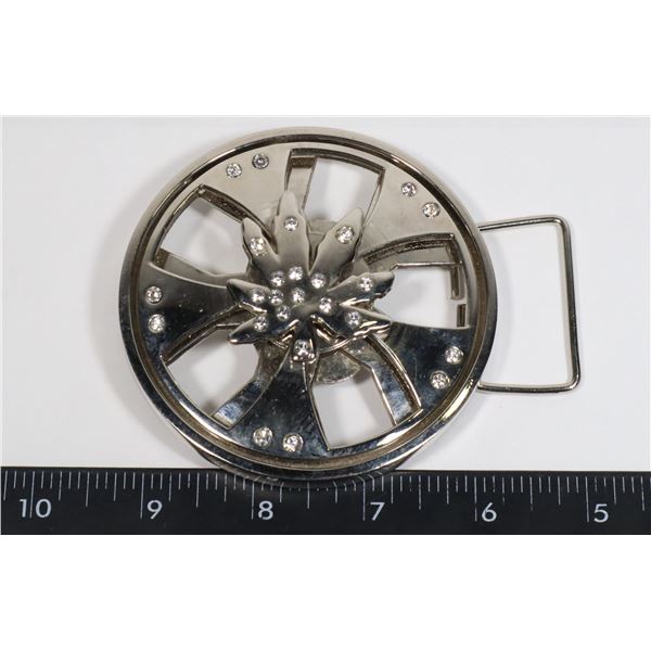 Spinner Pot Leaf Bottle Opener Belt Buckle