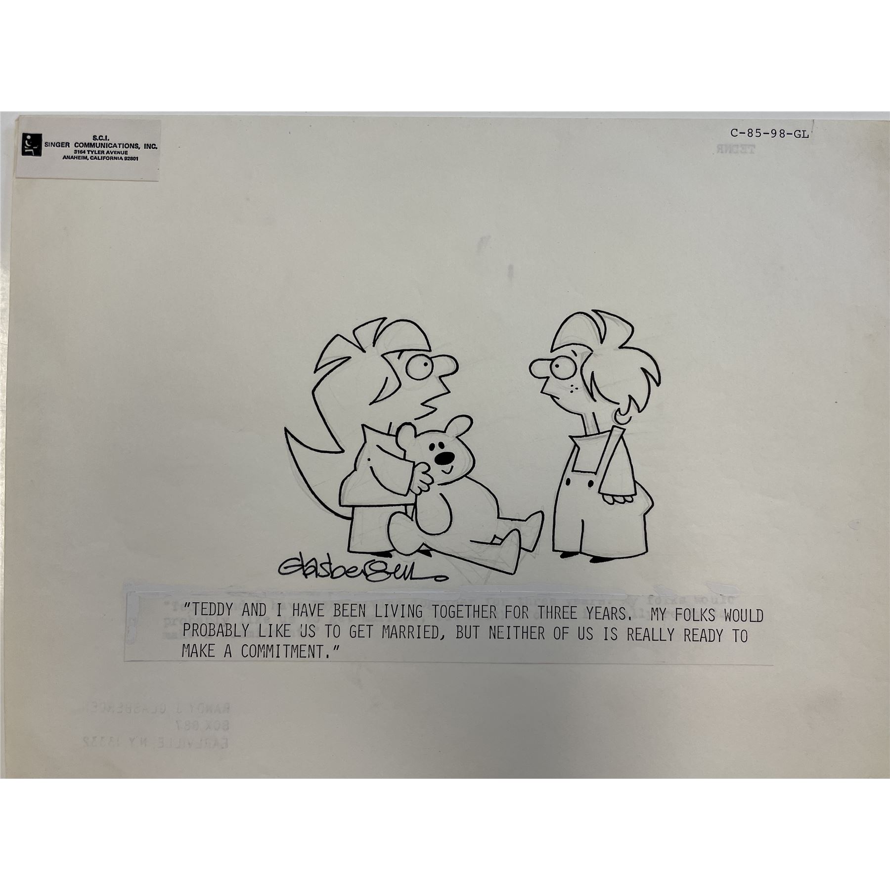 Randy Glasbergen Original Cartoon