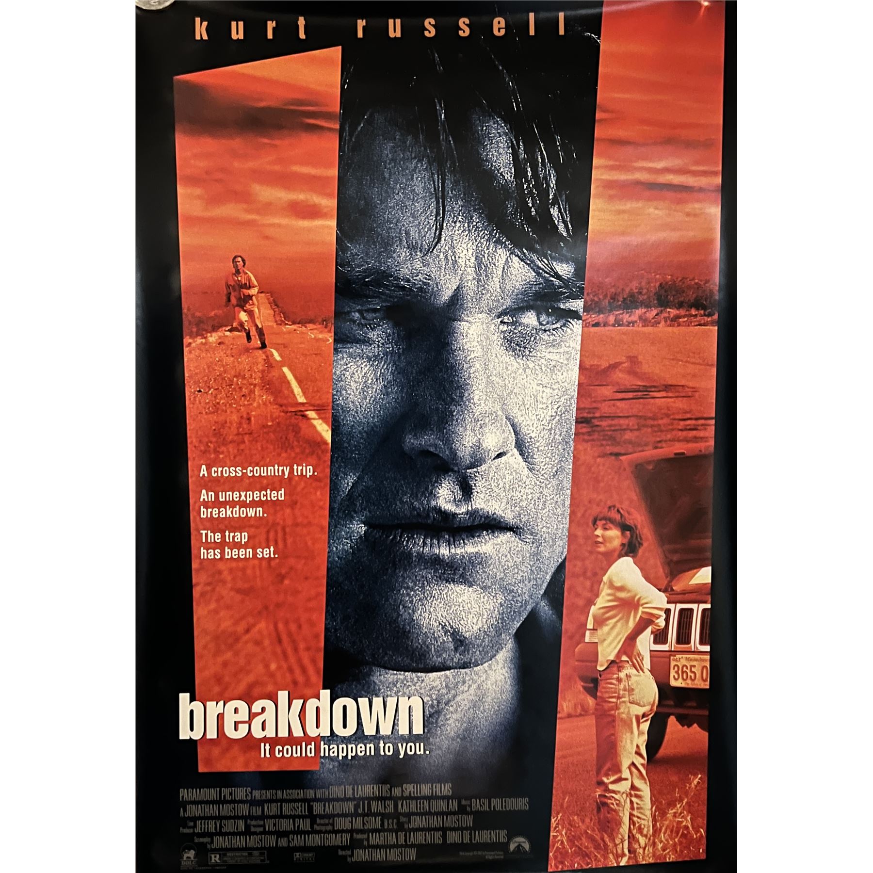 Breakdown 1997 original movie poster