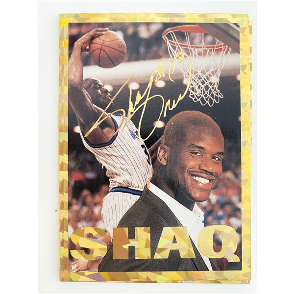 Shaq Facsimile Signed Basketball Card