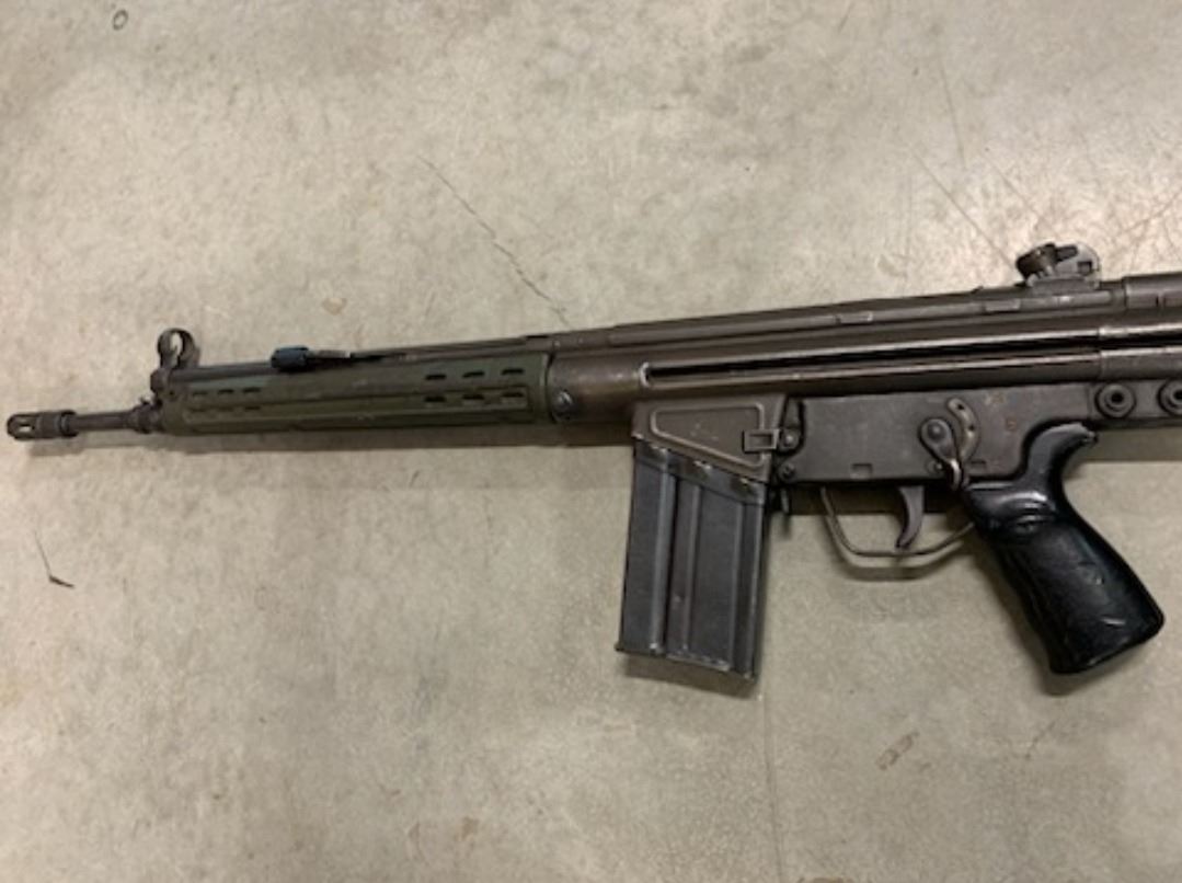 Nice vintage decommisioned Heckler Koch G3 Machine gun 41"