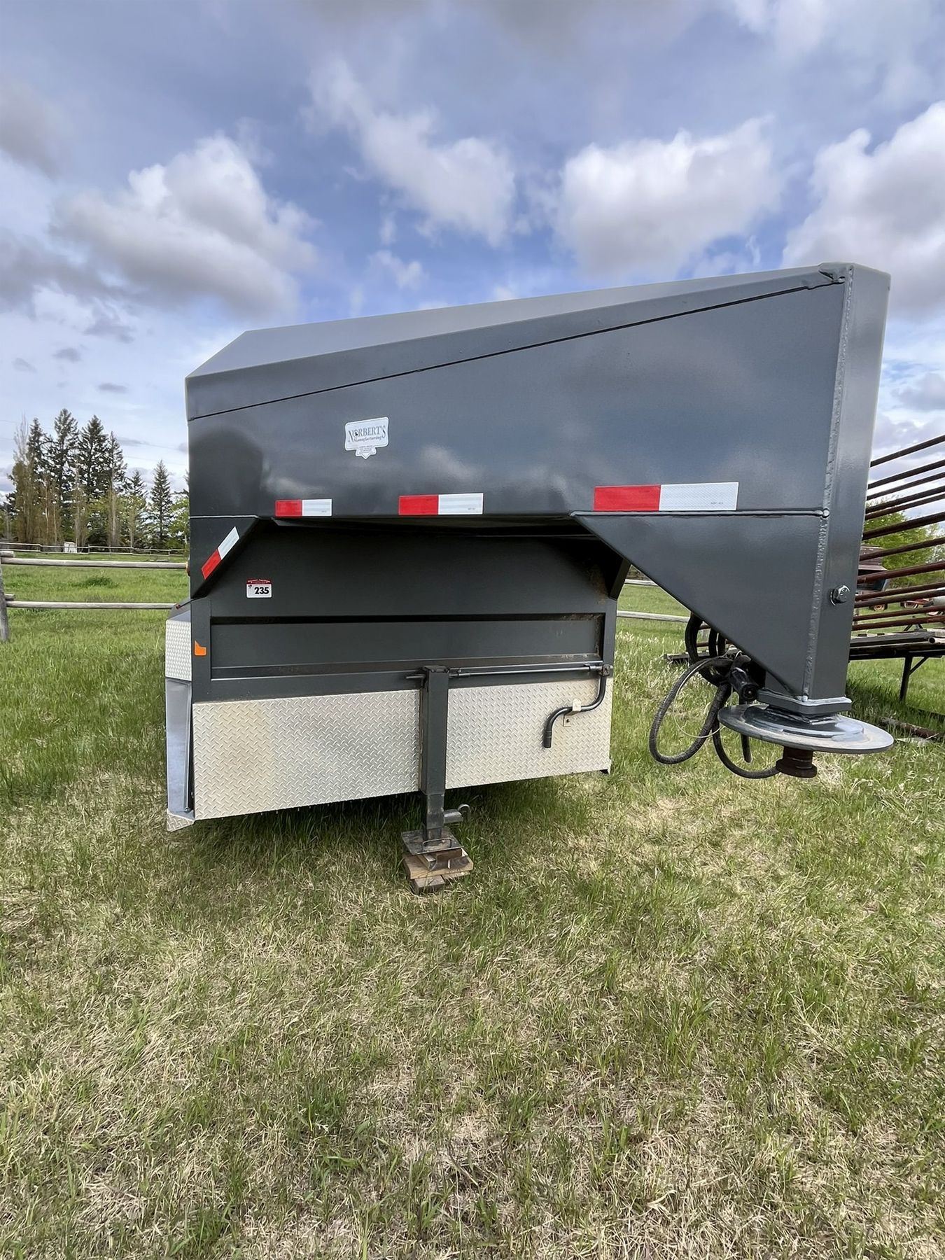 2014 Norbert Stock Trailer, 7 x 20ft. S/N 2N9C7S722EC017032