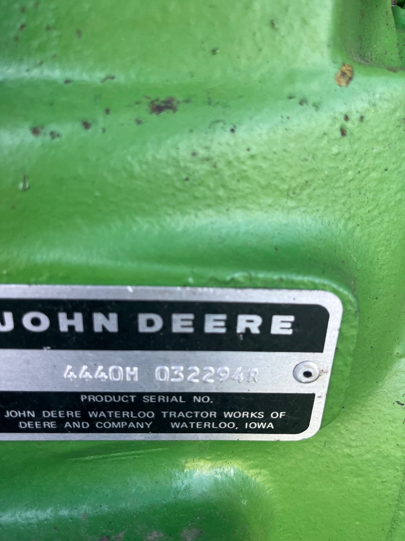 1980 John Deere 4440 Tractor, 5982 Hrs, 3 hyd SCV's, Quad Transmission ...