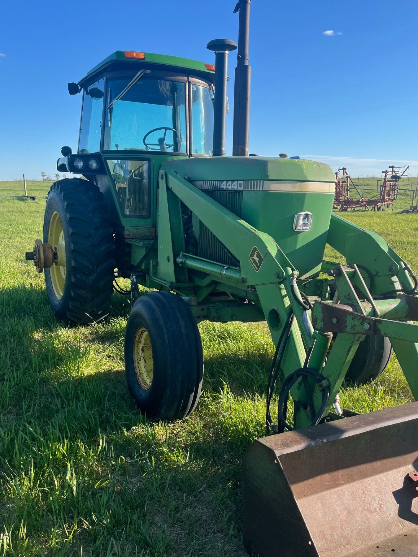 1979 John Deere 4440 Tractor c/w 158 JD Loader, Quad Transmission, 11380Hrs