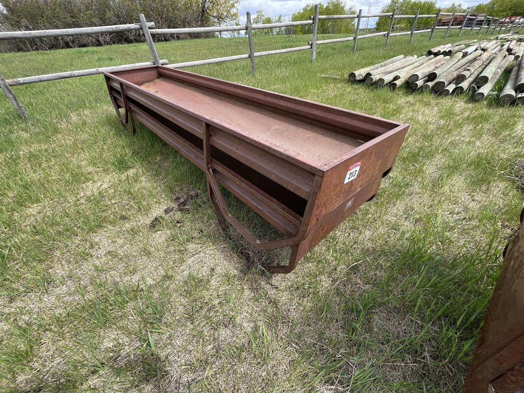 2 - 11ft 6in. All Metal Troughs
