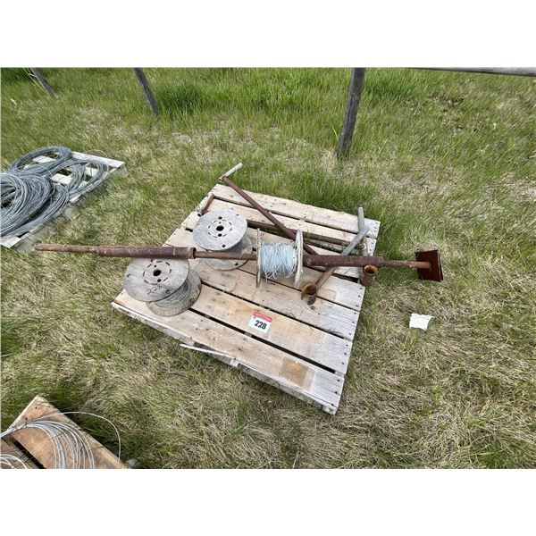 High Tensile Wire and Truck Mounted Unroller