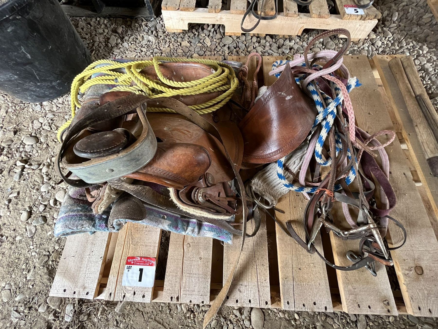 Saddle, Blanket, Cinch, Bit, Halters etc