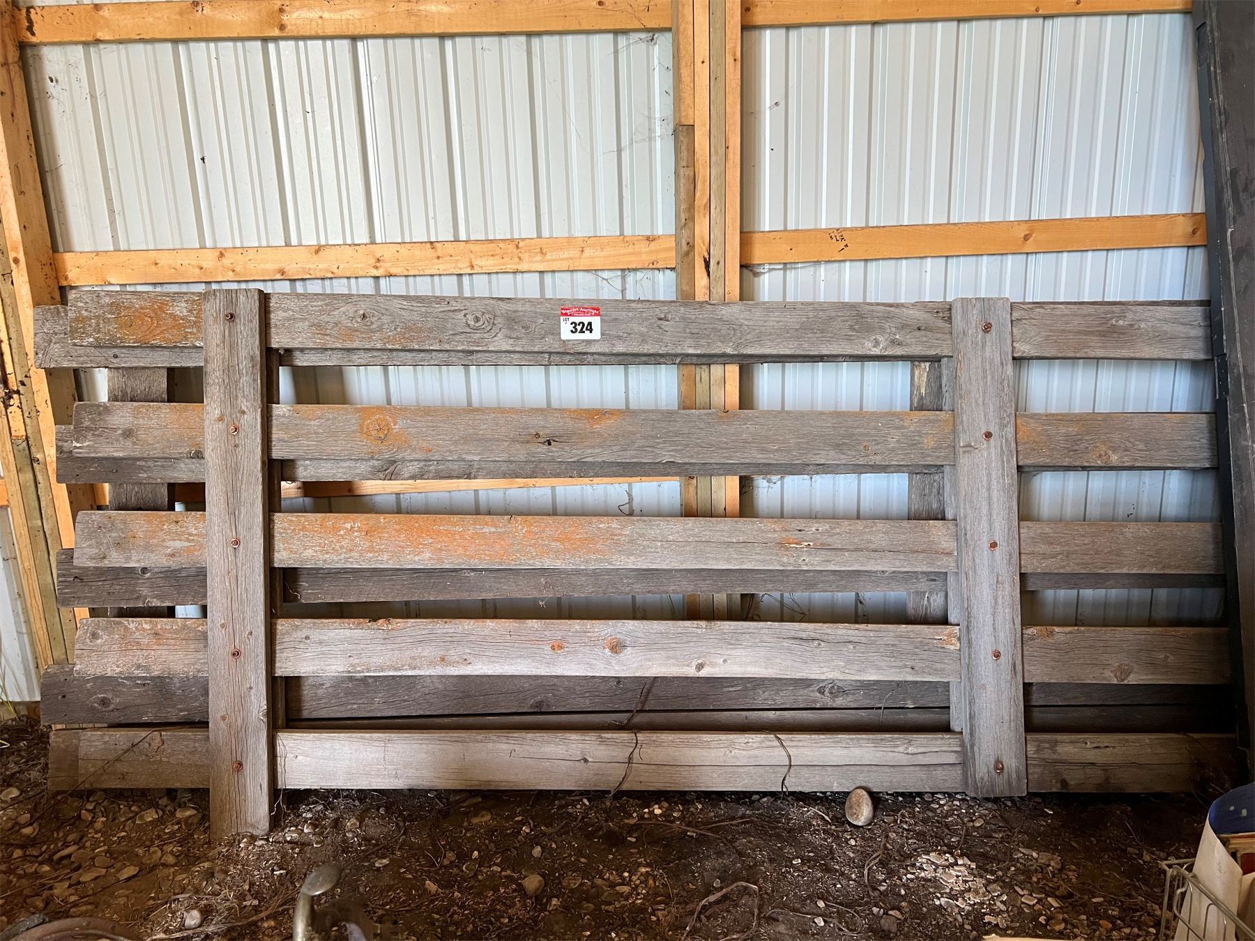 2 16ft Wood Corral Panels