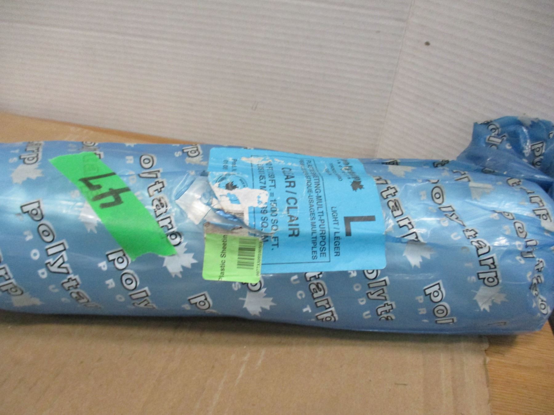 ROLL OF 1500 SQ. FT OF PLASTIC SHEATHING