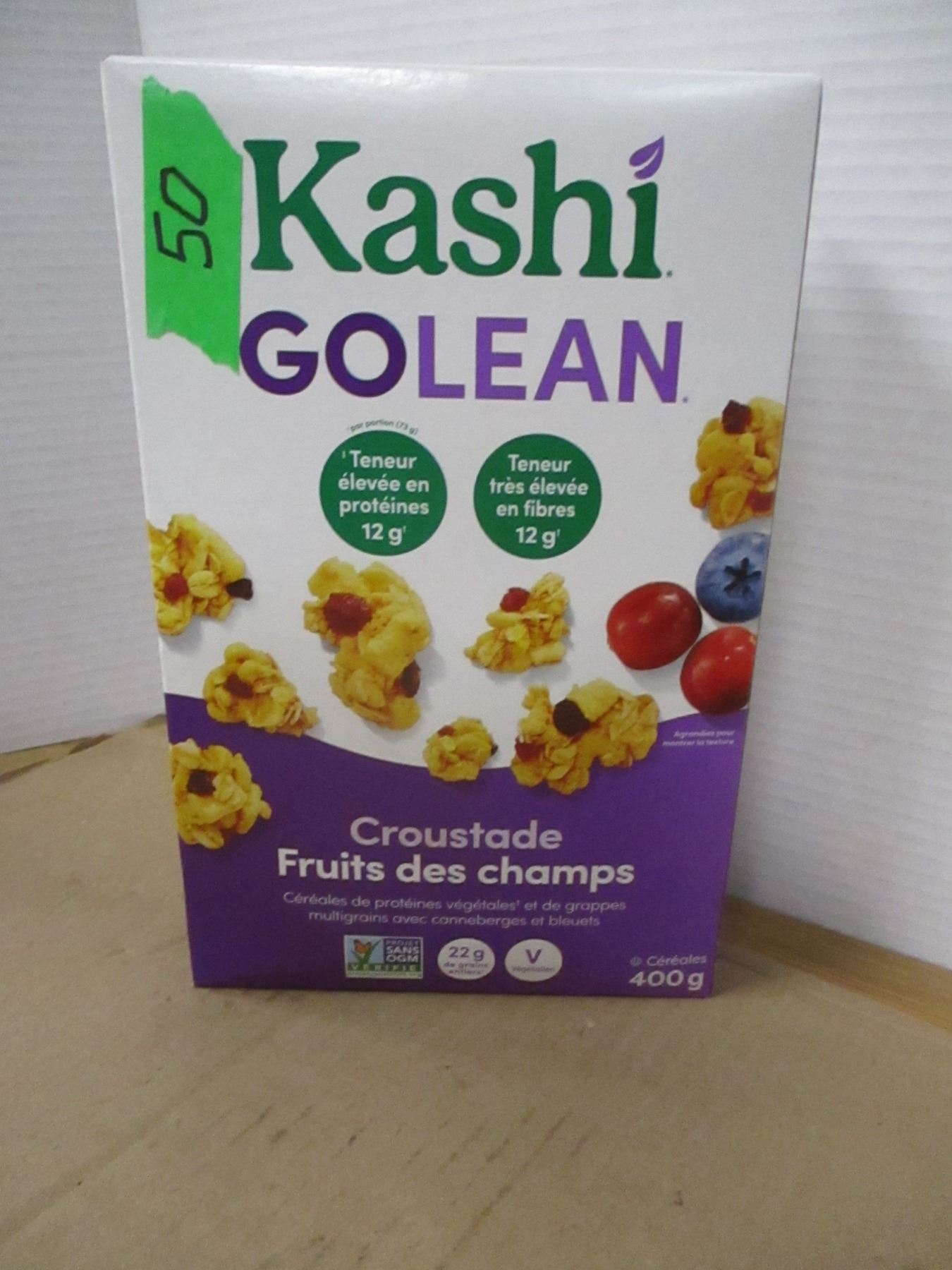 SHELF PULLS (AS IS): KASHI GO LEAN CEREAL (400G) - BOX