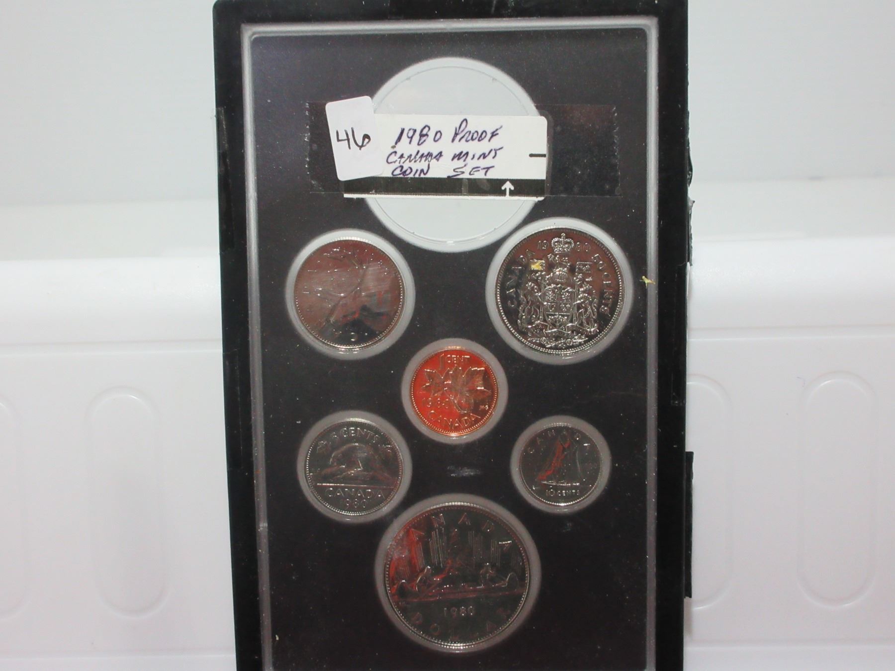 1980 CANADA PROOF MINT COIN SET (CASED)