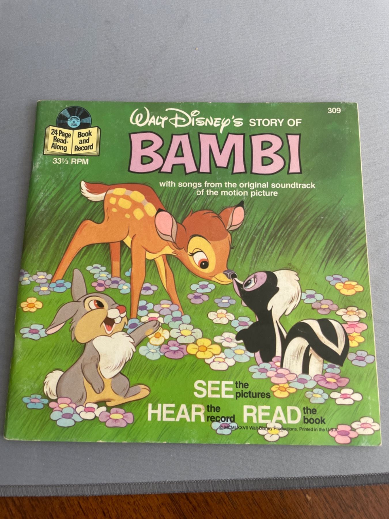 Disney vinyl record book