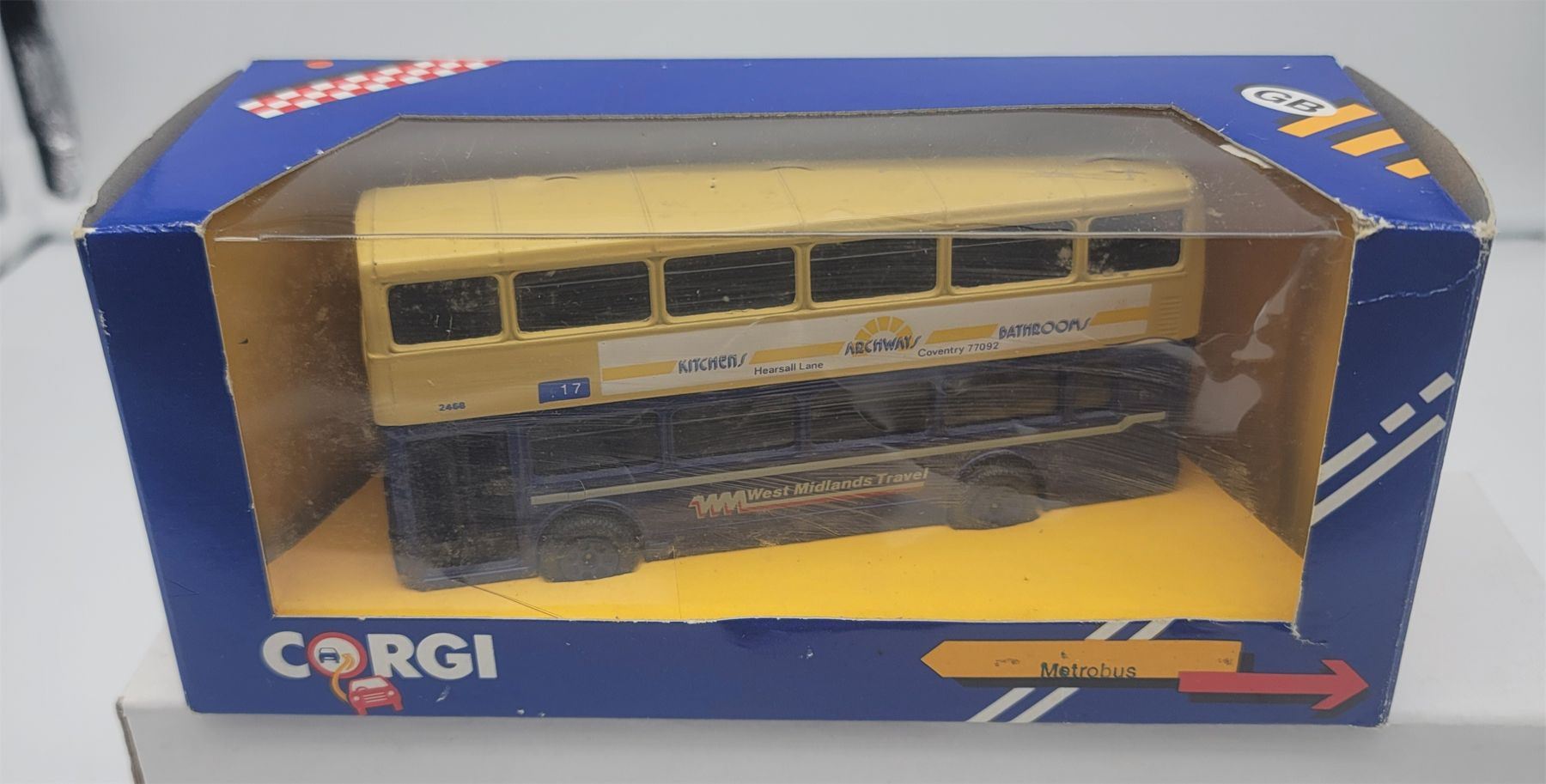 Corgi Toys West Midlands Travel Metro Bus in Original Box