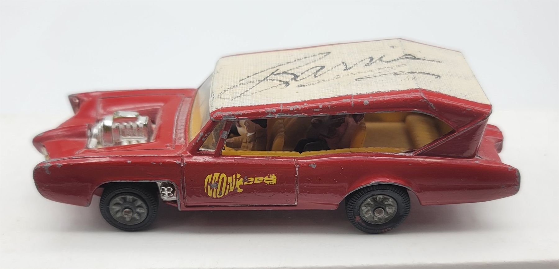 Signed George Barris Monkeemobile with Provenance signed in 2014