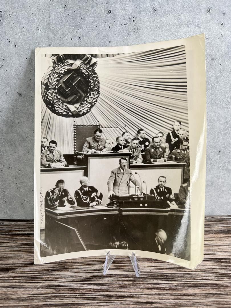 1939 Hitler Addresses The German Reichstag Photo