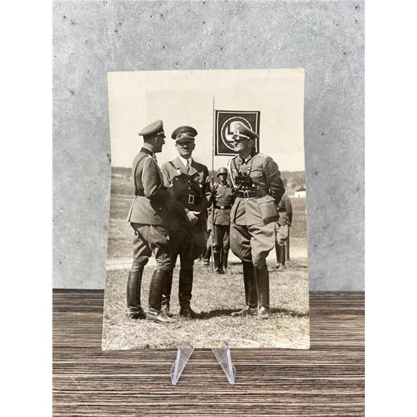 Hitler Observes Military Maneuvers Photo
