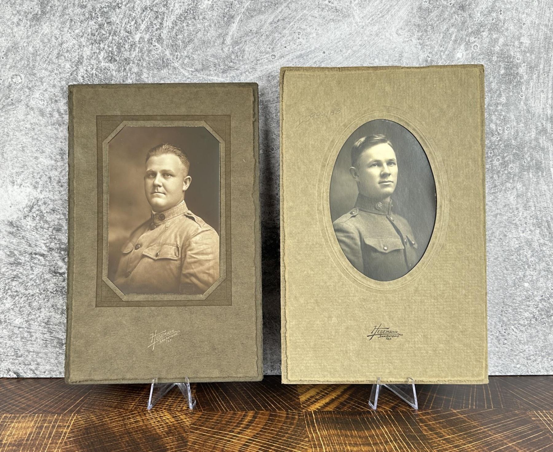 WWI WW1 US Army Texas Portrait Photos