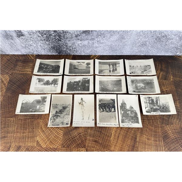Collection of WWI WW1 Battlefield RPPC Postcards