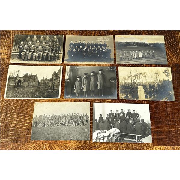 Collection of WWI WW1 German RPPC Postcards