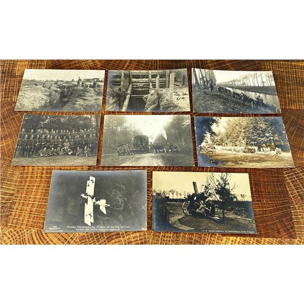 Collection of WWI WW1 German RPPC Postcards