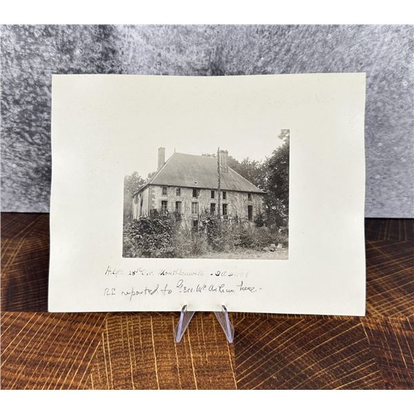 WWI WW1 US Army 28th Headquarters France Photo