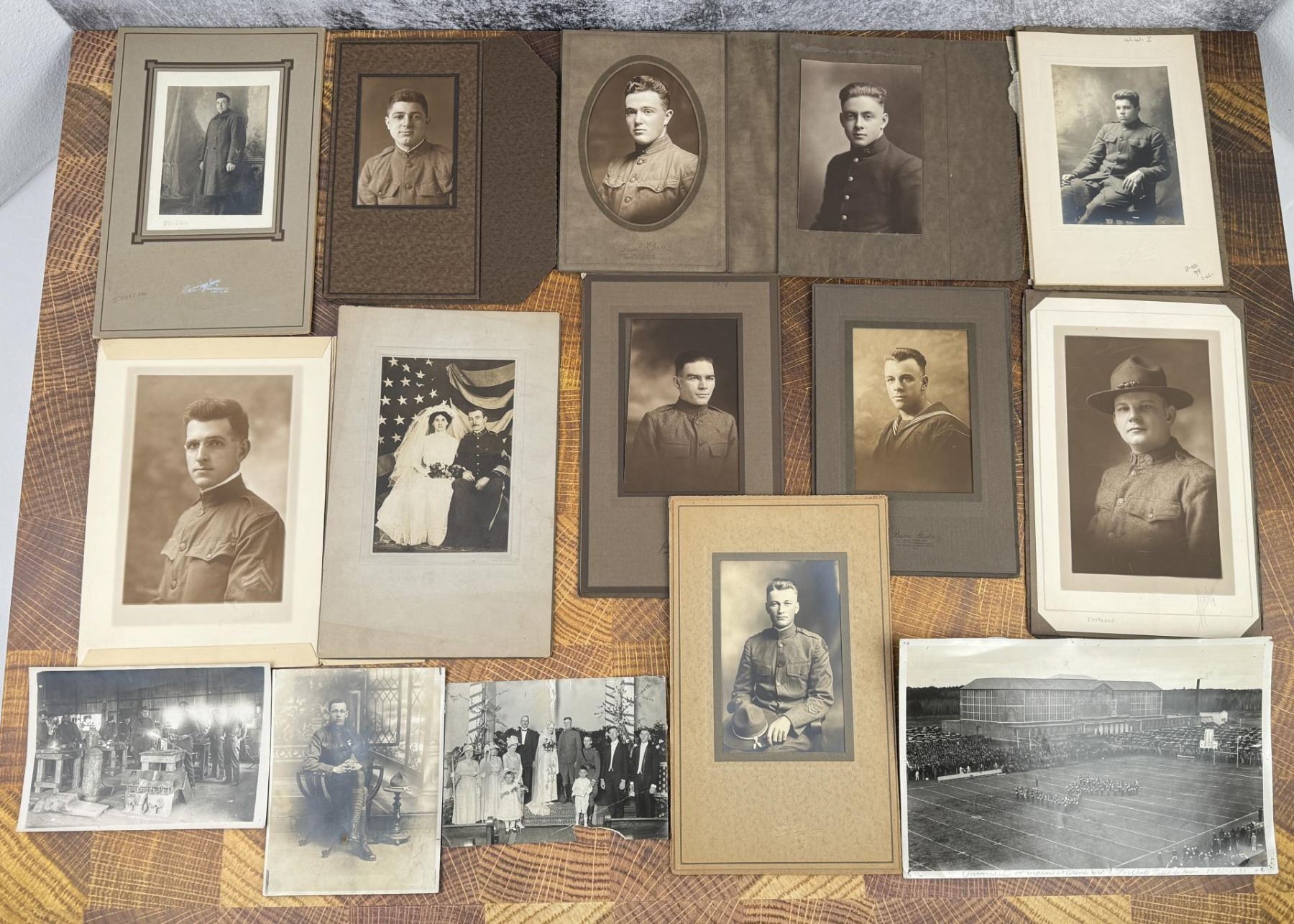 WWI WW1 US Army Soldier Portrait Photos