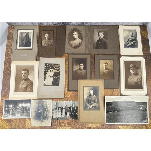 WWI WW1 US Army Soldier Portrait Photos