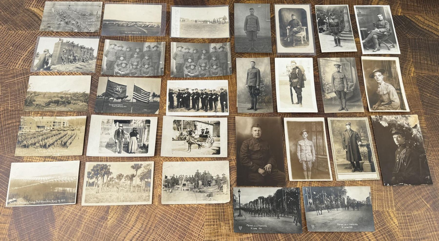 WWI WW1 US Army Soldier RPPC Postcards