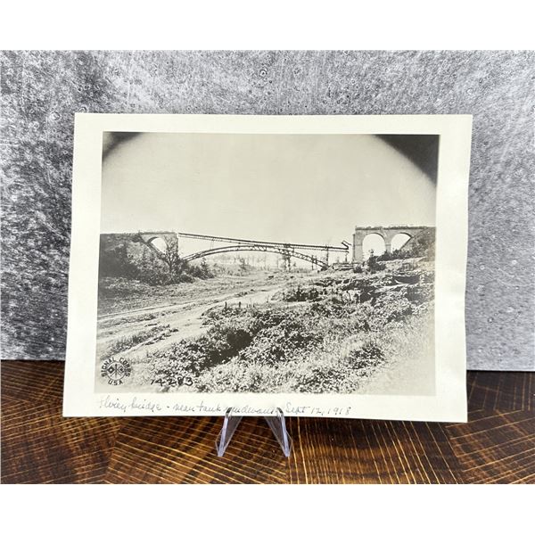 WWI WW1 US Army Flirey Bridge France Photo