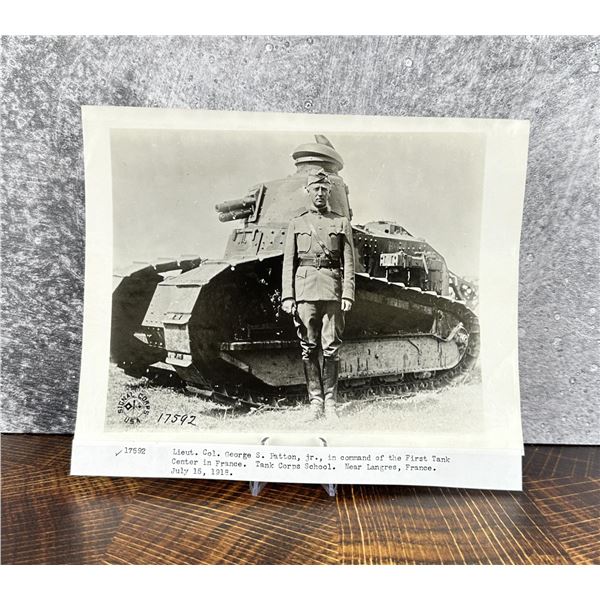 WWI WW1 US Army George Patton Jr France Photo